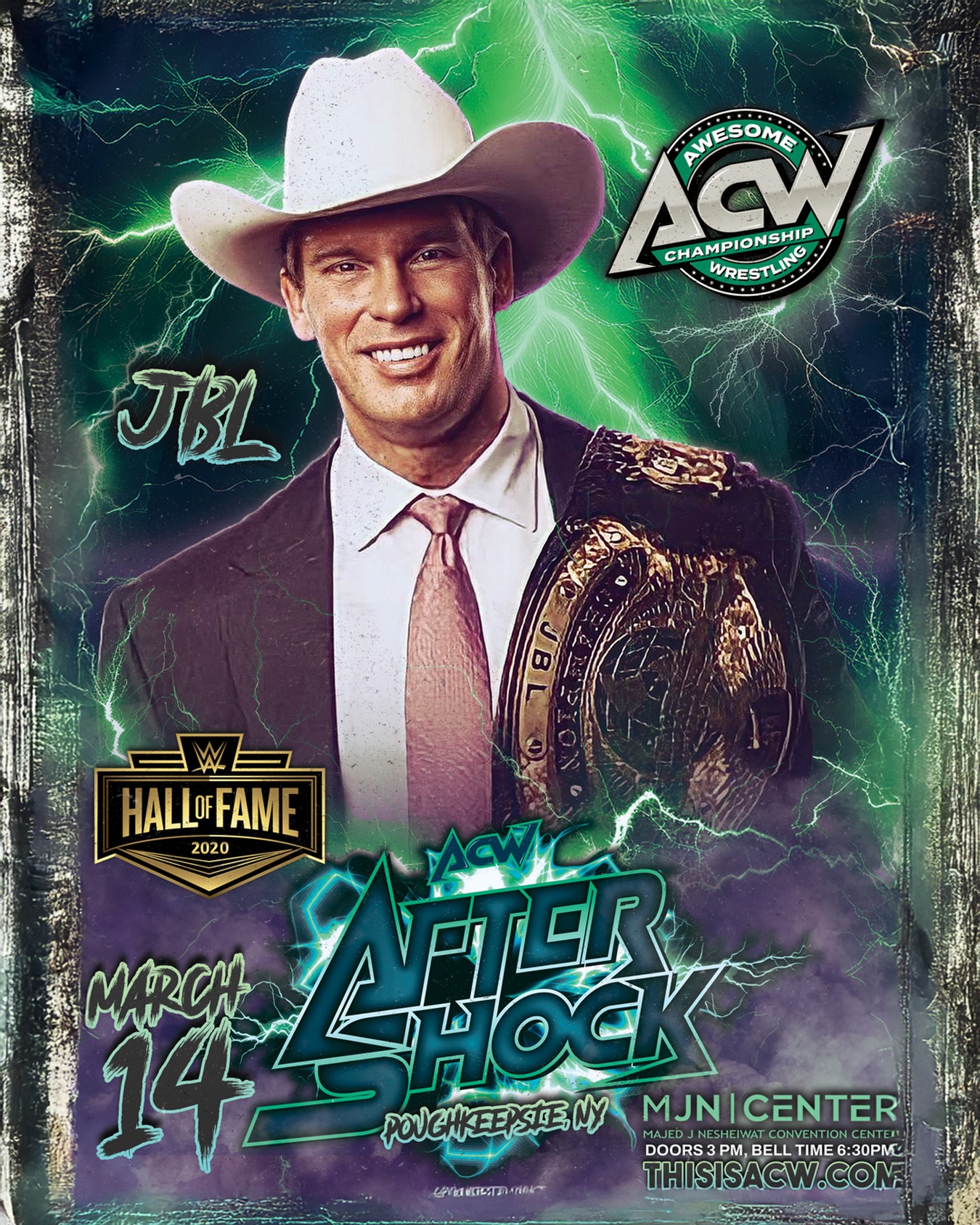 Just announced: WWE Hall of Famer Lex Luger & Former WWE Champion JBL ...